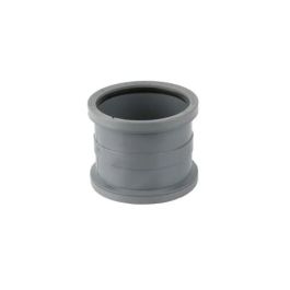 110mm PUSH-FIT DOUBLE SOCKET SLIP COUPLER Hancocks Drainage and ...